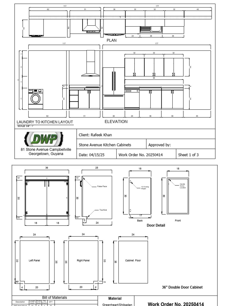 Laundry To Kitchen Layout | PDF | Cabinetry | Architectural Design