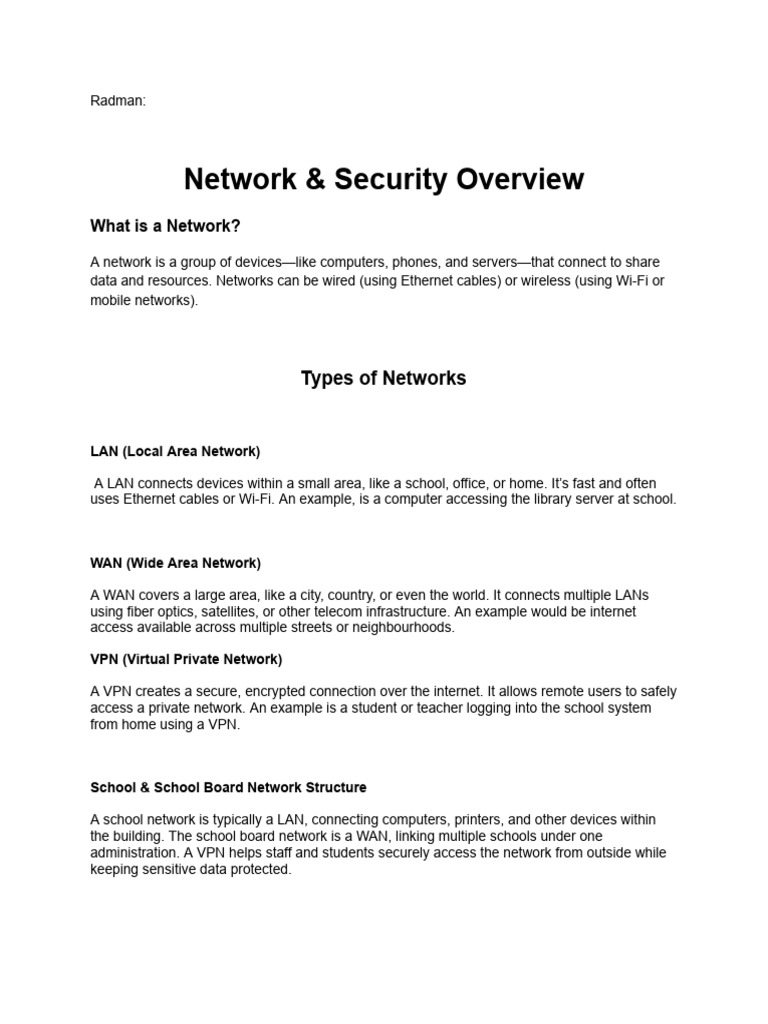 Network and Security Handout | PDF | Computer Network | Domain Name System