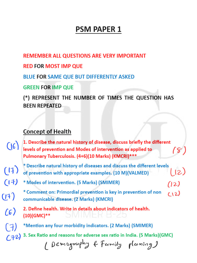 PSM PAPER 1 Chapterwise Compilation By HG!!__241130_205921 | PDF ...