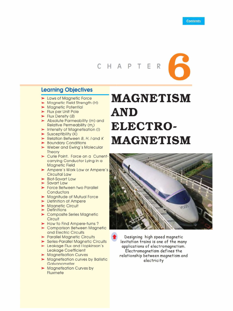 ELEP0623-Ch 6 Magnetism & Electromagnetism | PDF