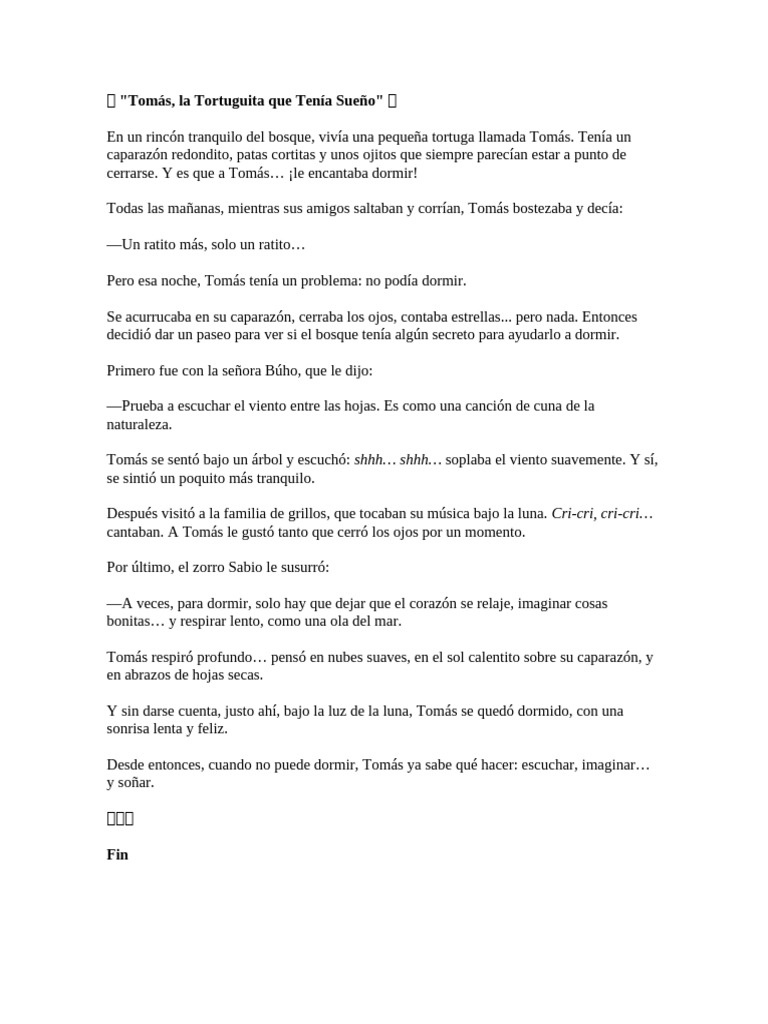 Tortuguita Azul | PDF