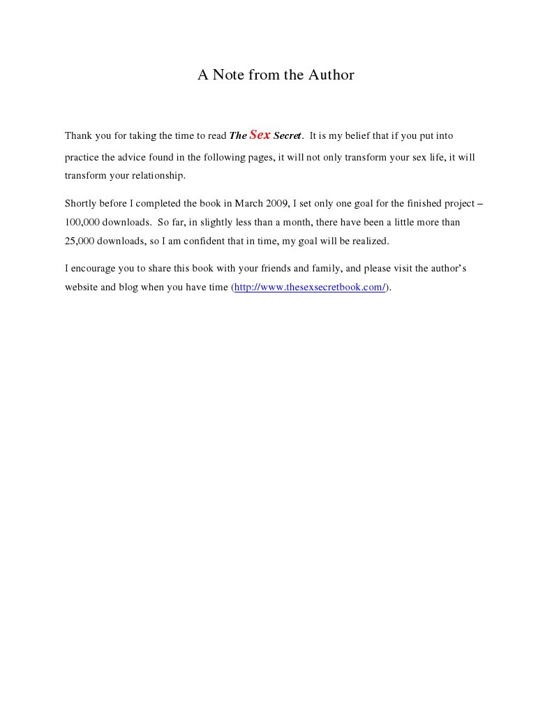 The Sex Secret Pdf Sexual Intercourse Marriage