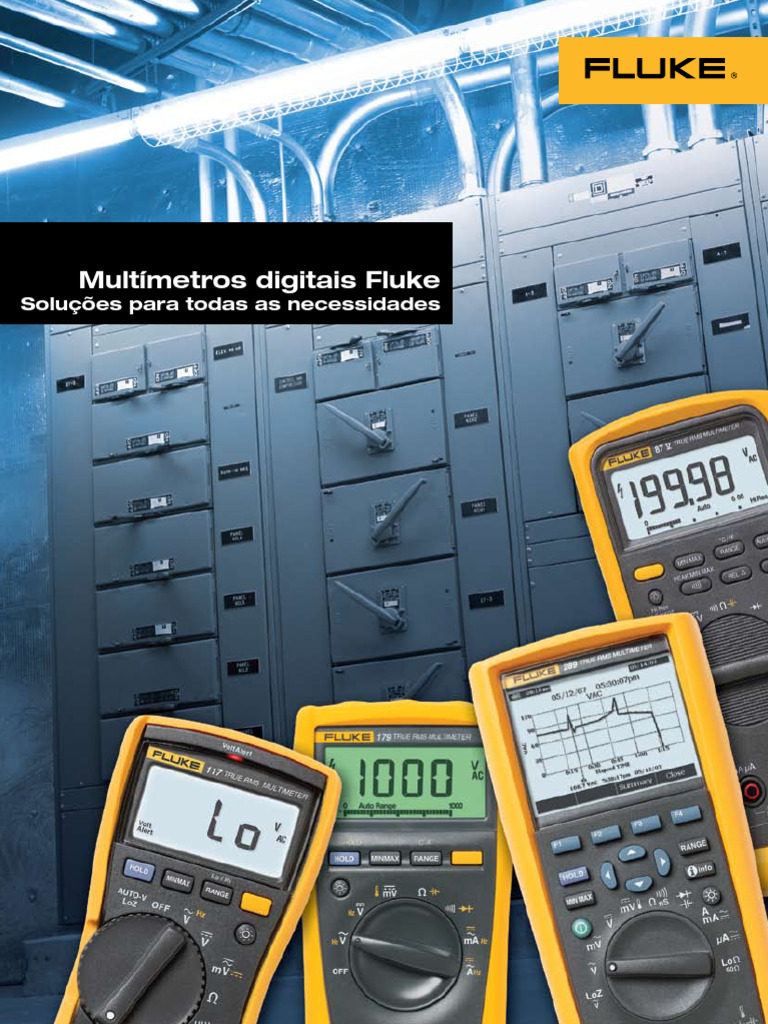 Multímetros Digitais Fluke (2008) | PDF | Distribuição de energia ...