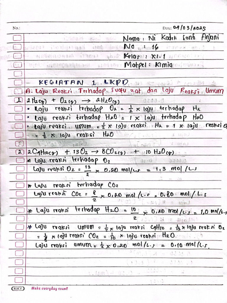 Tugas Kimia LKPD Kegiatan 1 | PDF