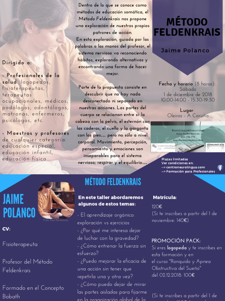 Metodo-Feldenkrais - Jaime-Polanco - 1 12 2018 | PDF | Terapia física ...