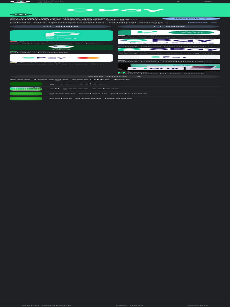 Image of Green Colour Like The Colour of Opay - Google Search | PDF