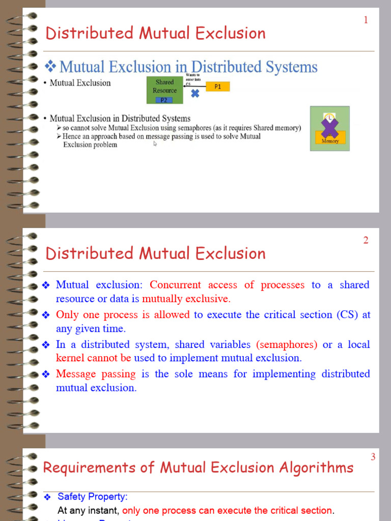 Mutual Exclusion Complete | PDF | Computing | Computer Science