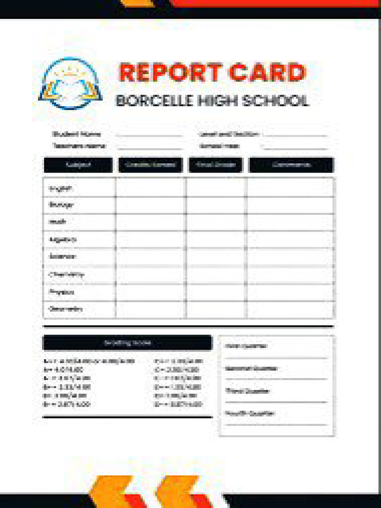 Report Card | PDF