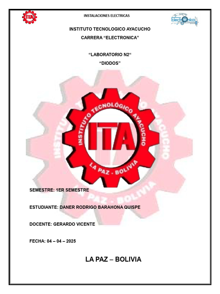 Lab 2 ANA | PDF | Rectificador | Ingeniería Informática