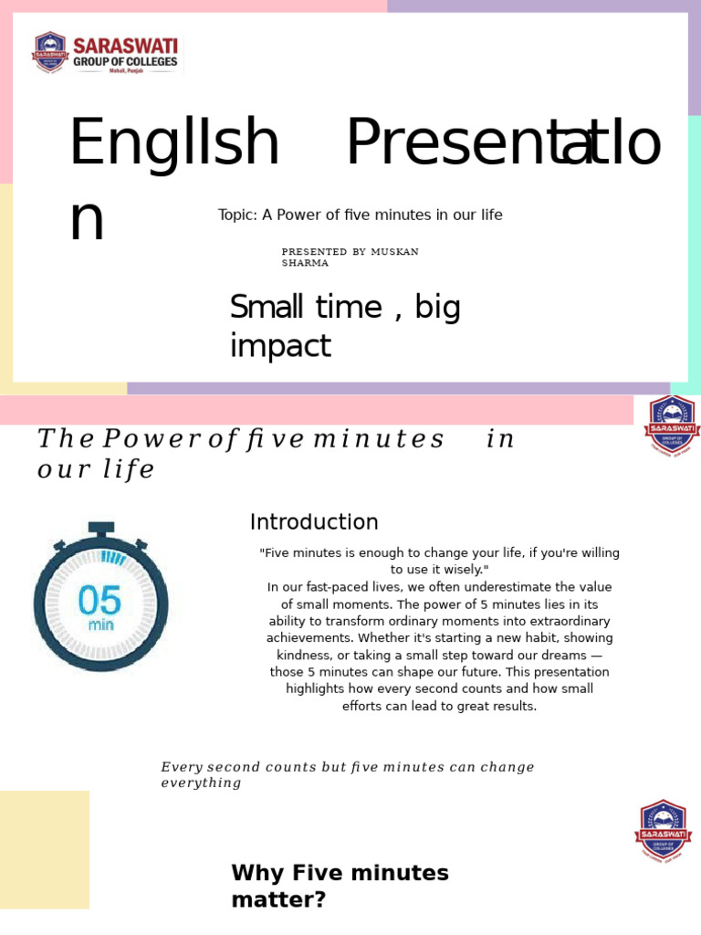 English Presentation_ppt | PDF