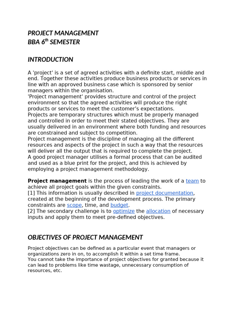 Project Management Essentials Guide | PDF | Project Management | Agile ...