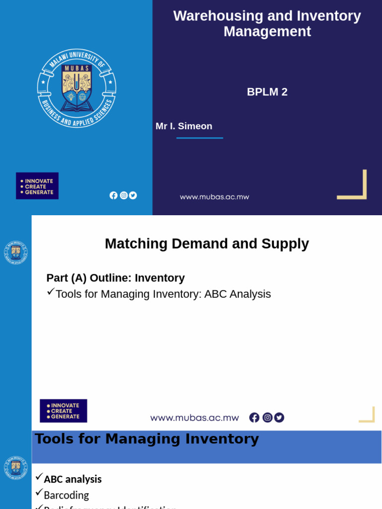 2B. Inventory Classification Management Techniques | PDF | Radio ...