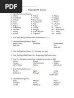 Europe 1914-1919: Changes and Conflicts | PDF | Travel | History