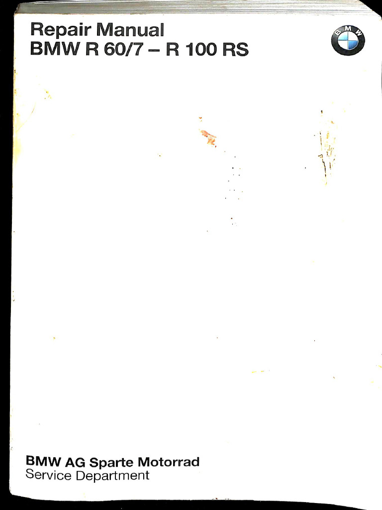 BMW R100 | PDF