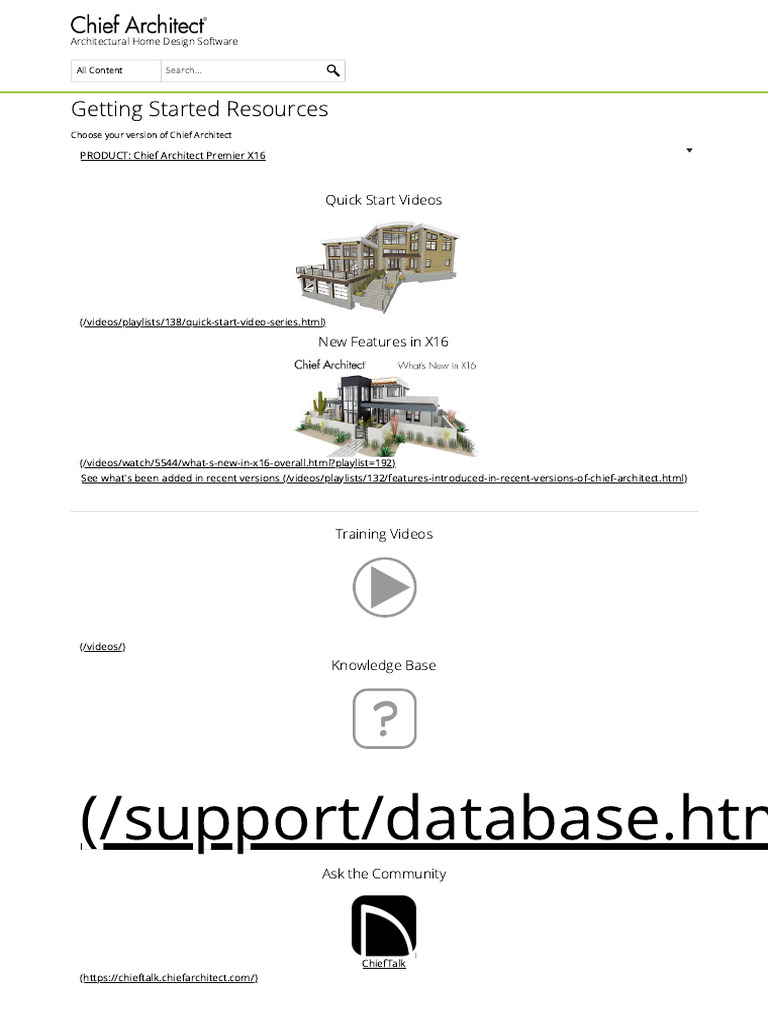 Chief Architect Getting Started Guide | PDF