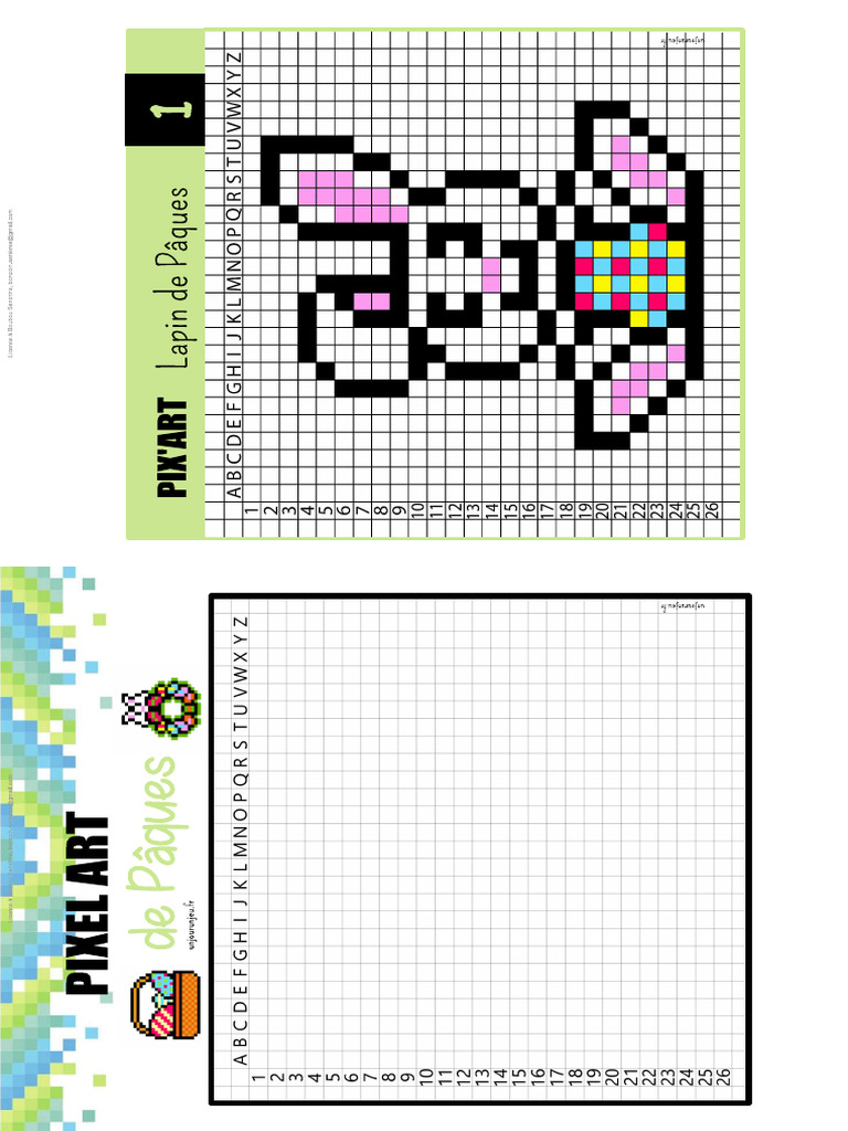 Pixel Art Paques | PDF