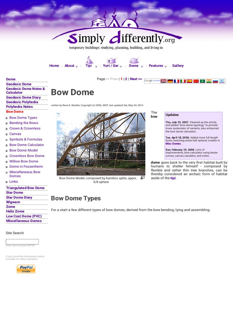 Bow Dome | PDF | Dome | Sphere