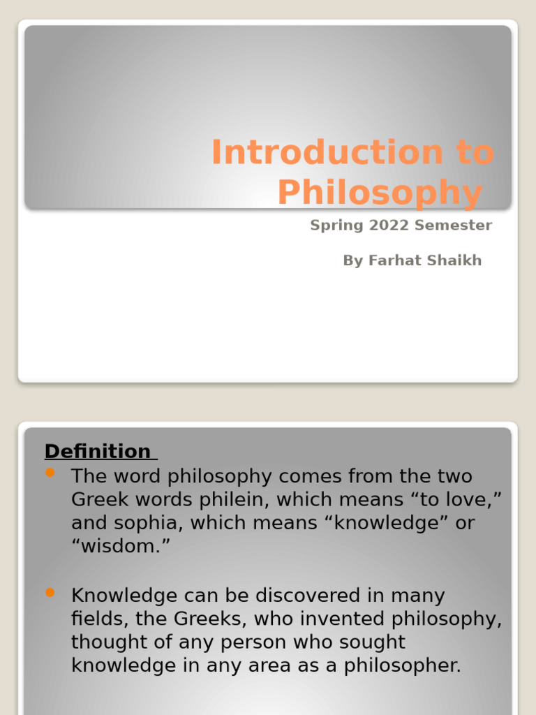 Introduction to Philosophy Overview | PDF | Logic | Argument