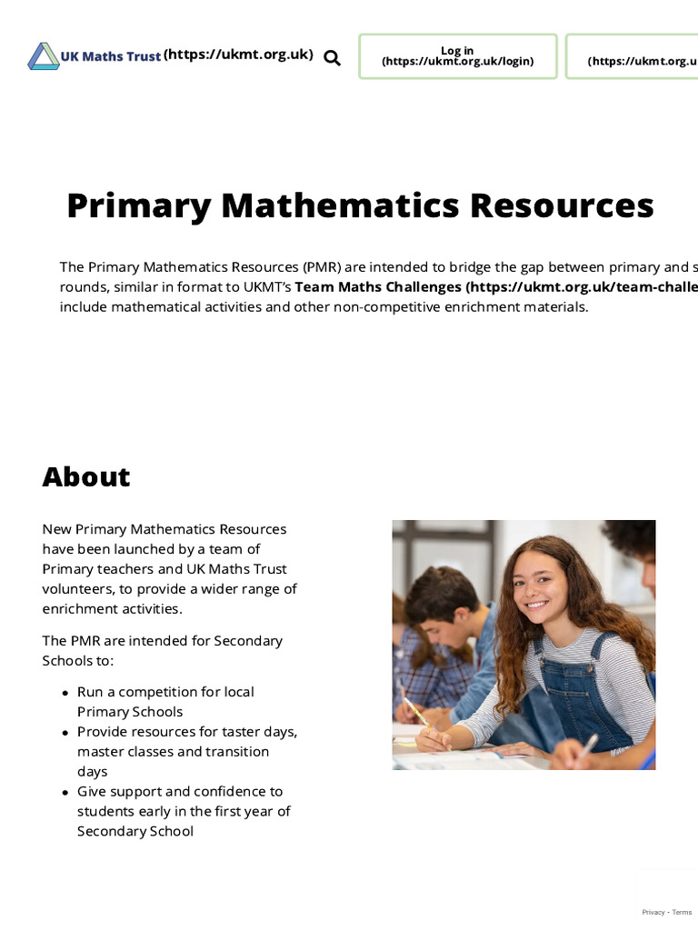 Primary Mathematics Resources - UKMT UYFUY | PDF | Mathematics | United Kingdom