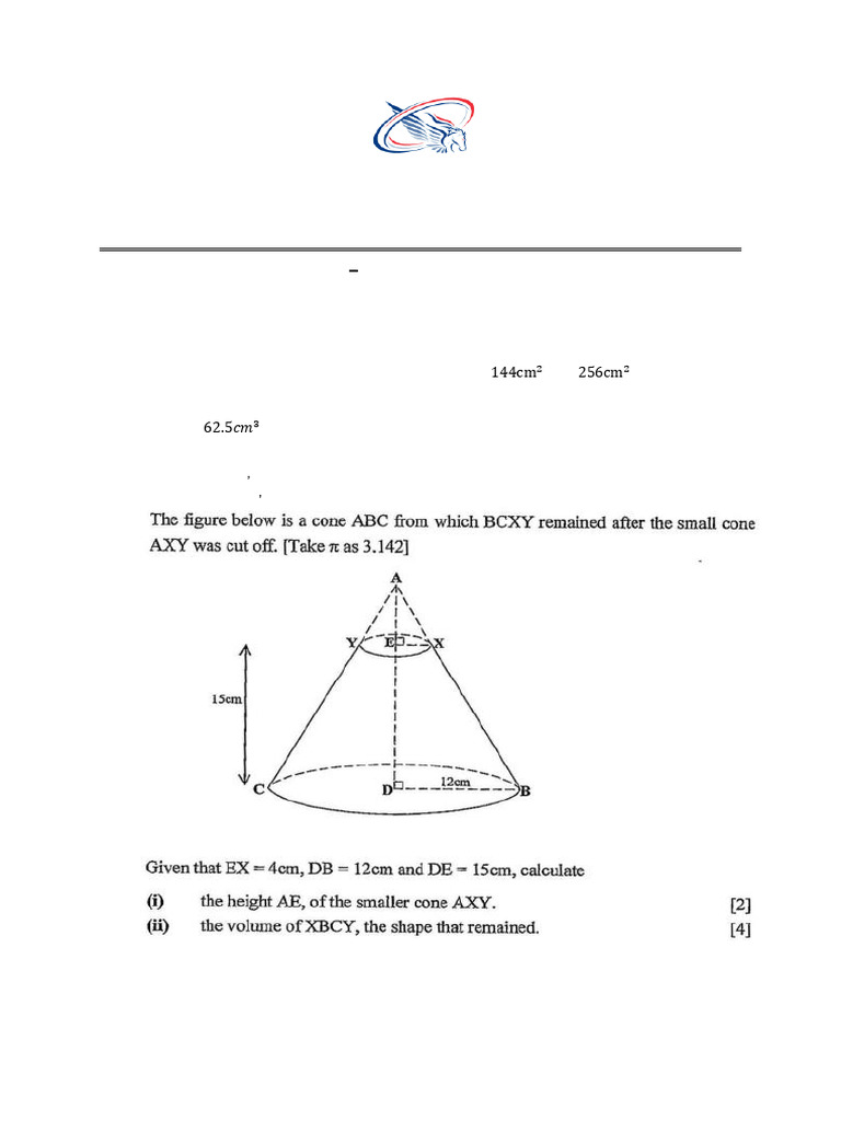 Mathematics Test - Errors, Ratios and Mensuration | PDF