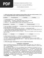 Understanding Sentence Structures: SV, SVC, SVO | PDF | English Grammar ...