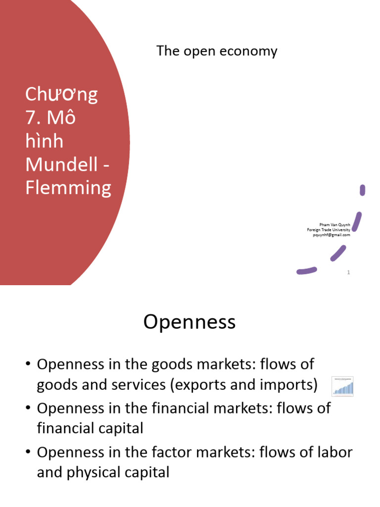 MacroC7 The Open Economy | PDF
