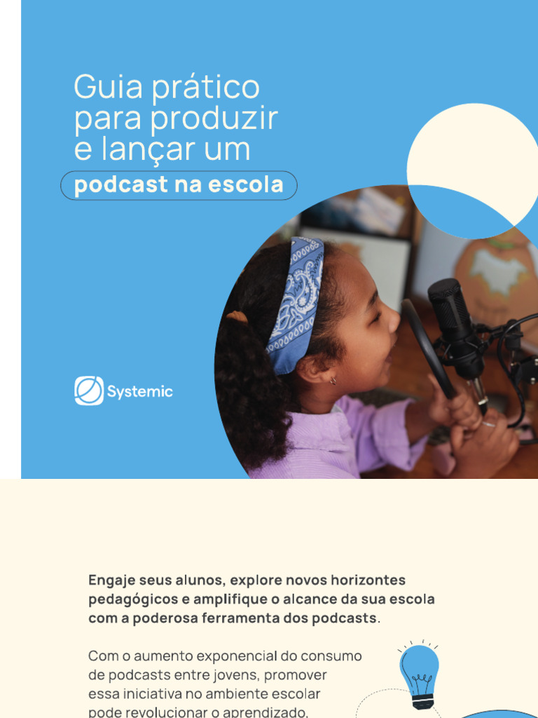 Guia Prático Para Produzir e Lançar Um Podcast Na Escola - eBook ...