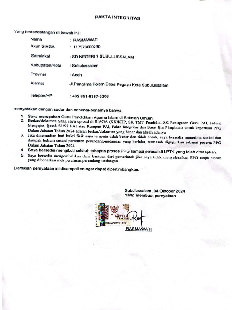 Fakta Rasma SDH Teken (1) .PDF Kompres | PDF