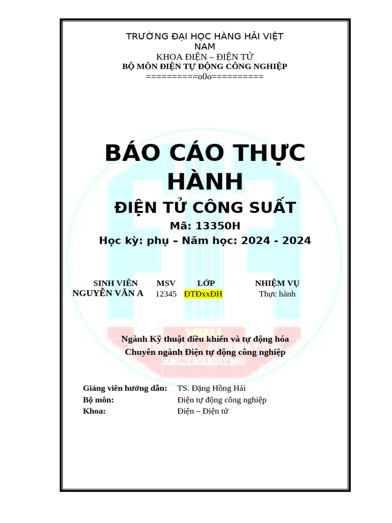 Mau BCTH 2024 Version 0 | PDF