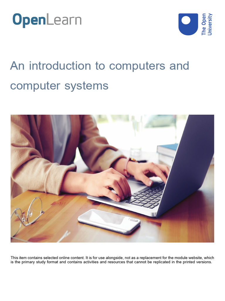 An Introduction to Computers and Computer Systems Printable | PDF ...