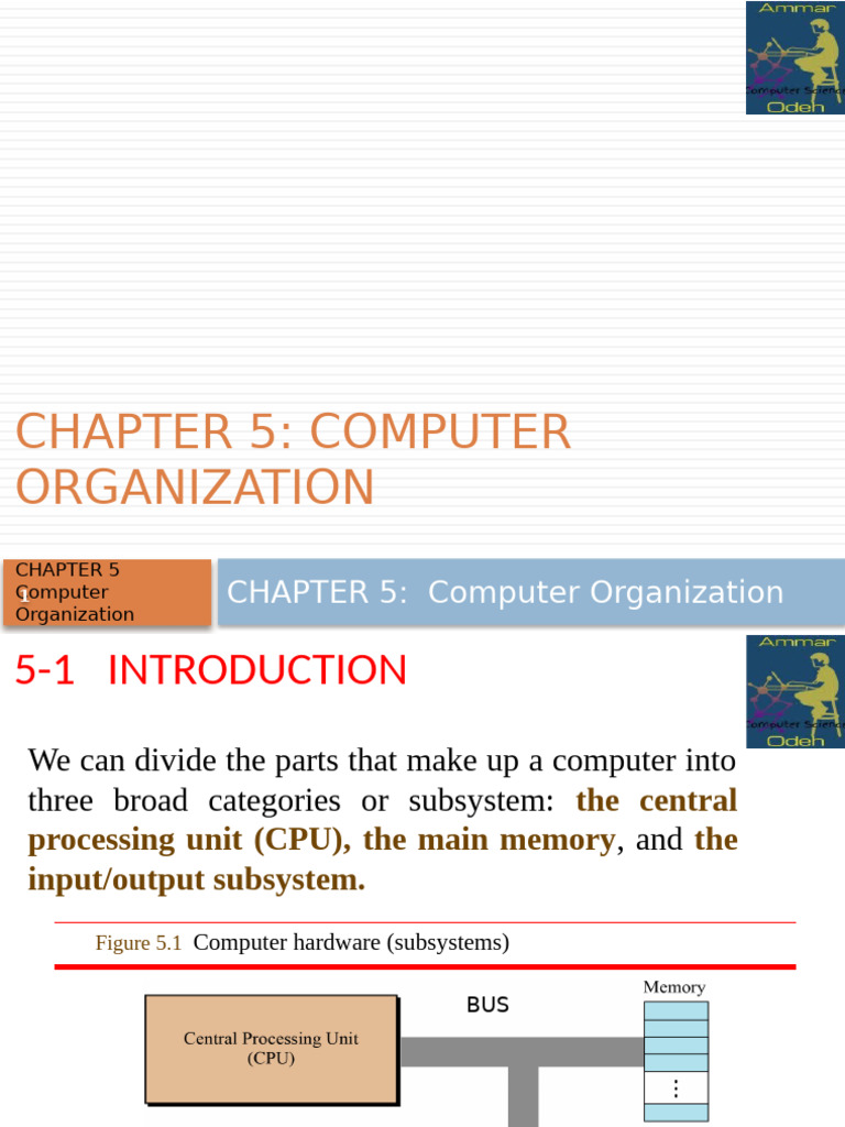 Chapter 5 Computer Organization | PDF | Computer Data Storage | Random Access Memory