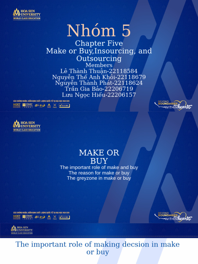 Procurement C5 - Group 3 | PDF | Outsourcing | Logistics