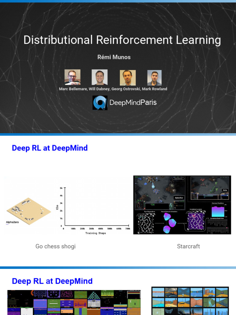 Distributional RL Remi Munos | PDF | Applied Mathematics | Statistical Theory