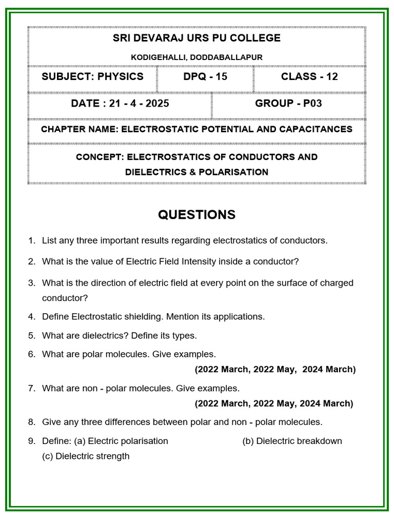 Electrostatic Shielding and Applications | PDF