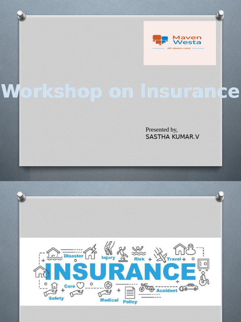 Insurance Workshop Overview | PDF | Insurance | Underwriting