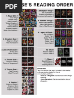 READING ORDER Rina Kent | PDF | History