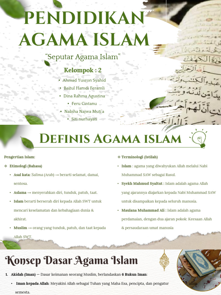 Tugas PAI Kel 2 | PDF