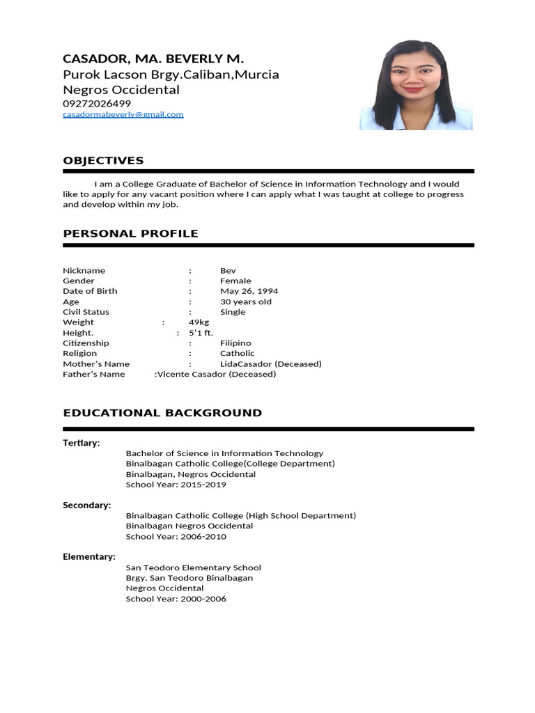 My New Resume1 | PDF
