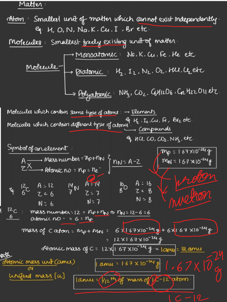 Mole Concept Chemistry For Entrance Online | PDF