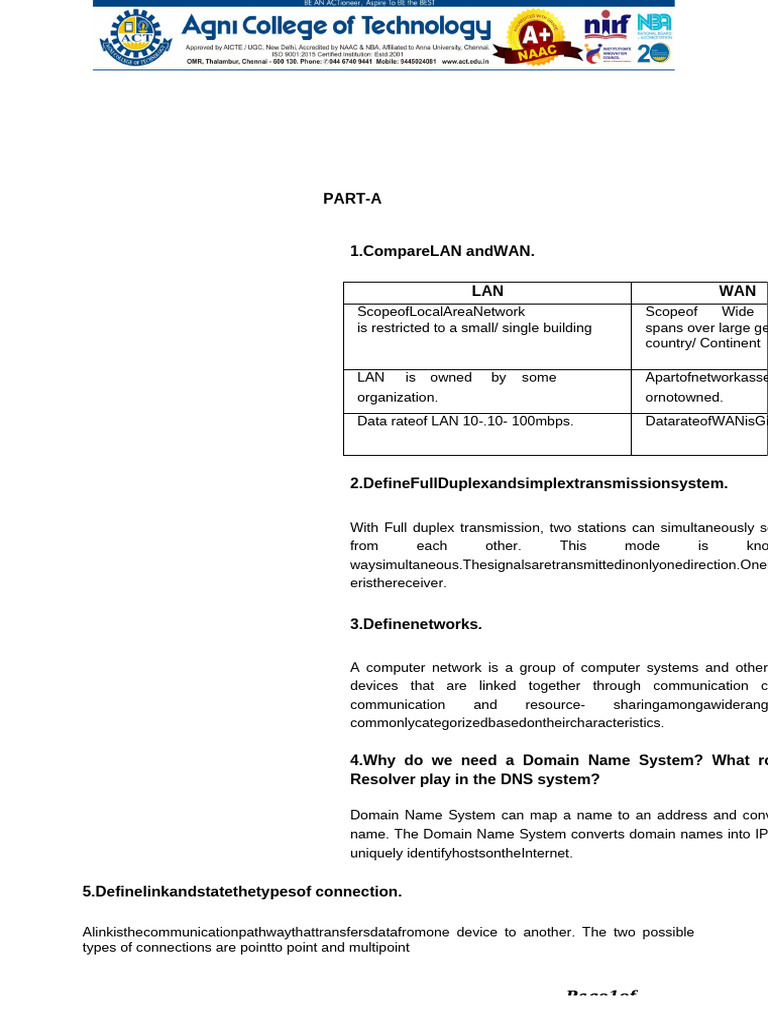 DOC-20250326-WA0002. | PDF | Internet Protocols | Osi Model