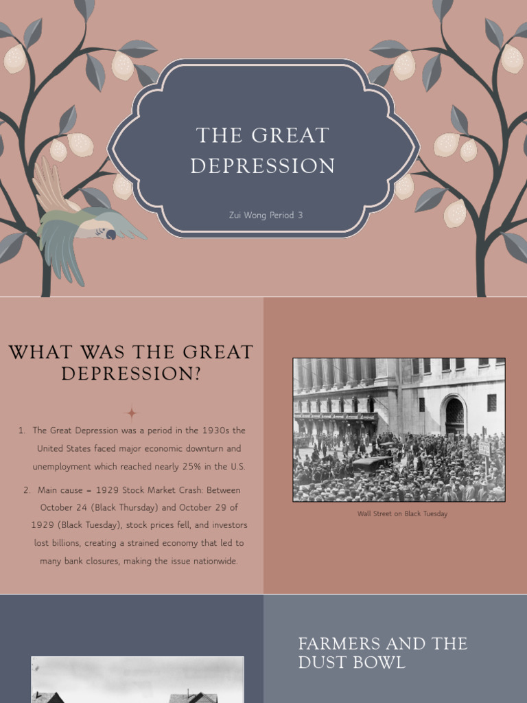Of Mice & Men Great Depression | PDF | New Deal | Great Depression