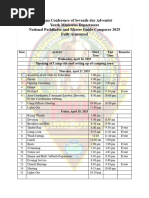 2026 Calendar of SDA Special Events | PDF | Seventh Day Adventist ...