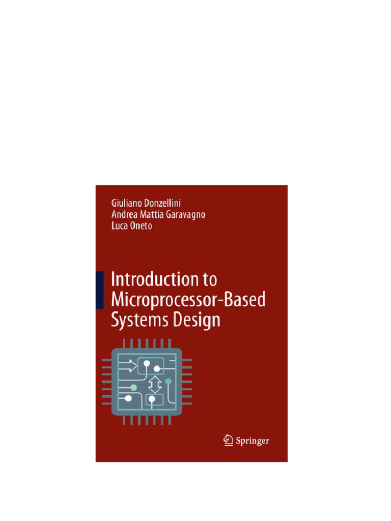 Introduction To Microprocessor-Based Systems Design Guiliano Donzellini Download | PDF | Field ...