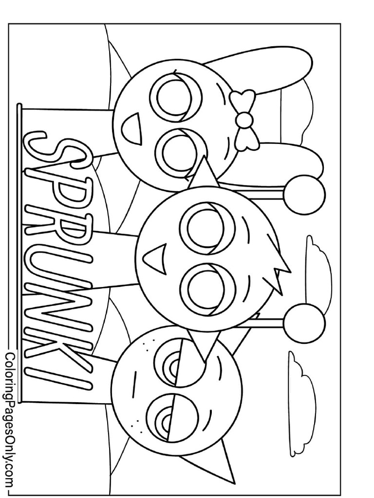 Libro para Colorear Sprunki | PDF