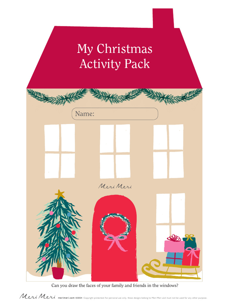 Christmas Activity Pack for Kids | PDF | Christmas Characters | Christmas