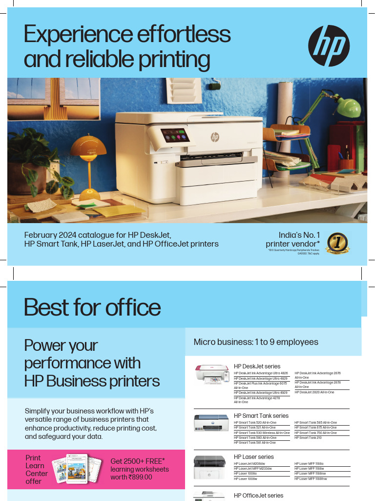 Range Brochure February 2024 Print | PDF | Printer (Computing) | Image Scanner