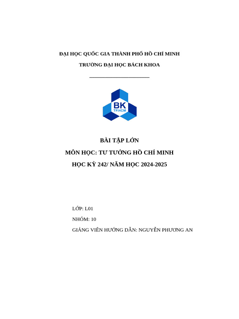 Nhom - 10 L01 TTHCM SP1037 HK242 BTL | PDF