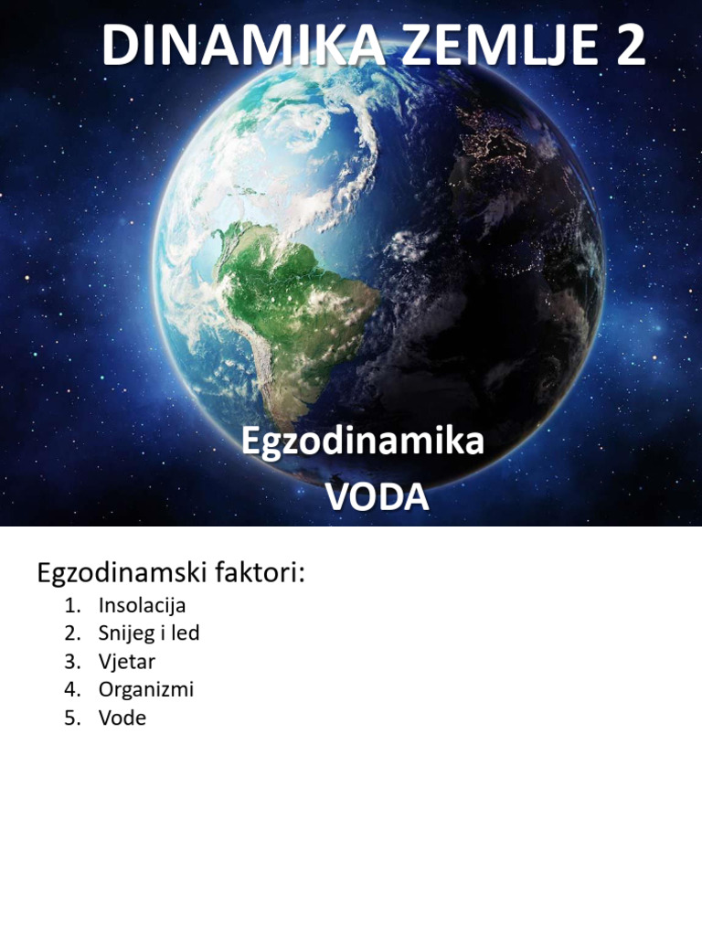 014 Egzodinamika Podzemne Vode | PDF