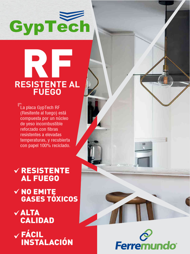 Ficha Técnica RF 14-1-25 | PDF | Papel | Yeso