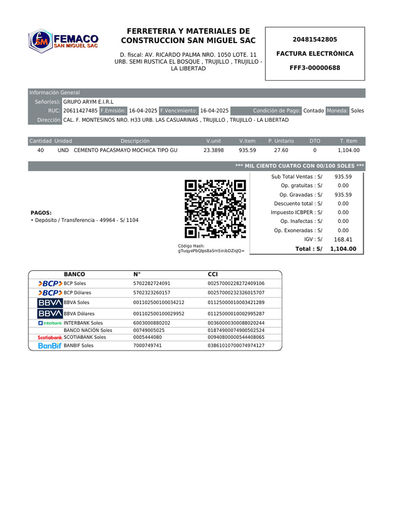 01 FFF3 688 | PDF | Bancario